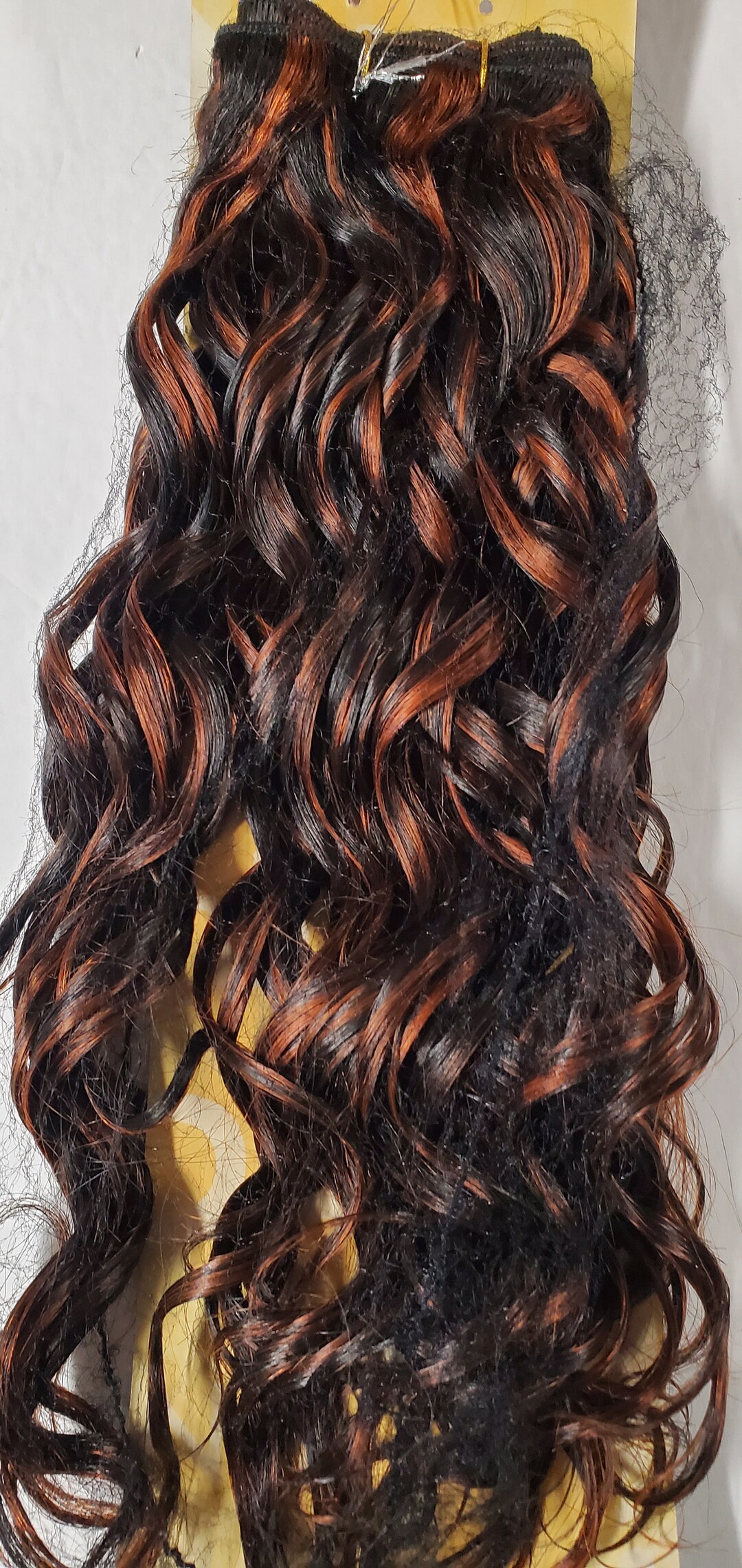 100% Human Hair Tangle-free Spanish Wave Weave; Curly; Weft; Sew-in ...