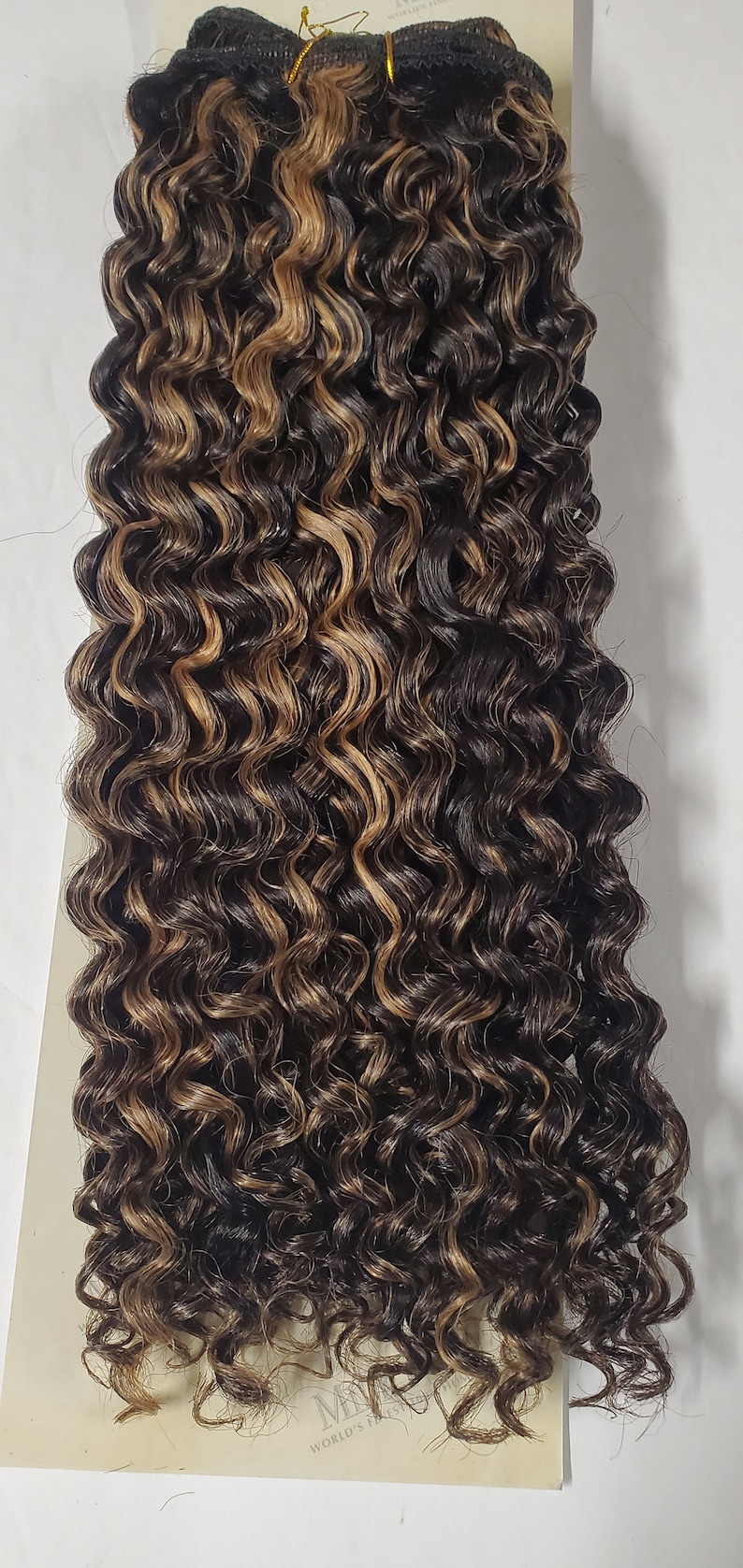 100% Human Hair Tangle-free Water Wave Weave; Curly; Weft; Sew-in; for ...