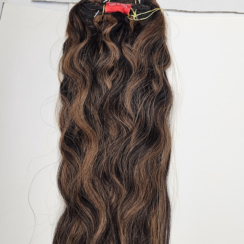100% Pure Human Hair Weave; Spanish Wave; Weft; Sew-in; Wavy; for Women ...