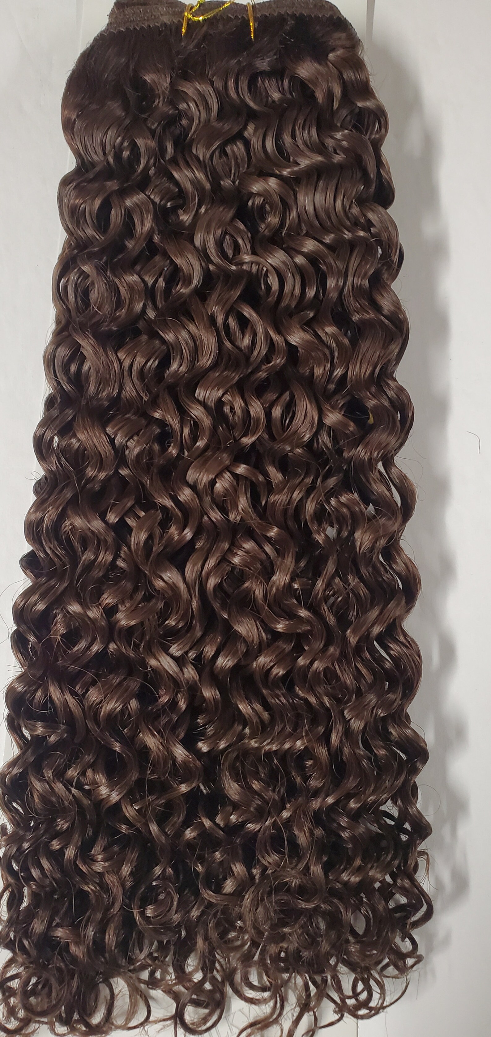100% Human Hair Tangle-free Water Wave Weave; Curly; Weft; Sew-in; for ...