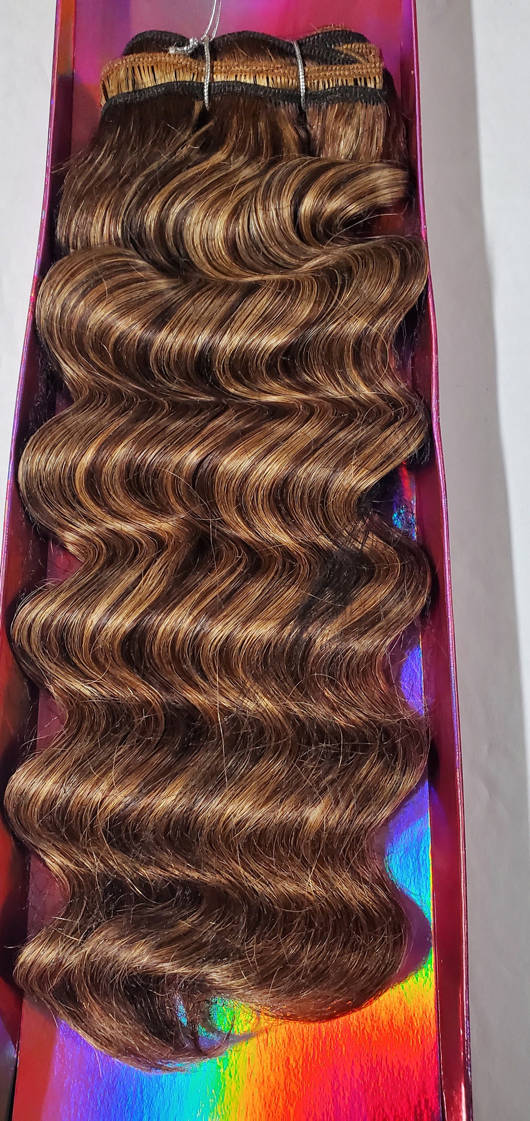 100% Remi Human Hair Euro Deep Wave Weave; Tangle-free; Curly; Weft ...