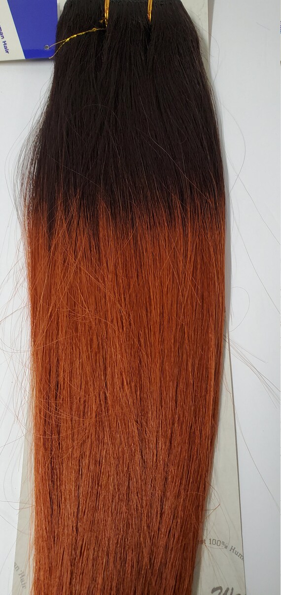 100% Human Hair Tangle Free Yaky Weave Straight Sew-in - Etsy