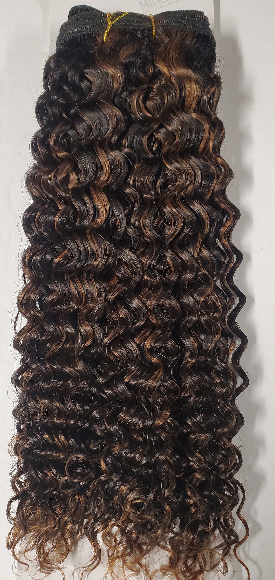 100% Human Hair Tangle-free Water Wave Weave Curly Weft - Etsy