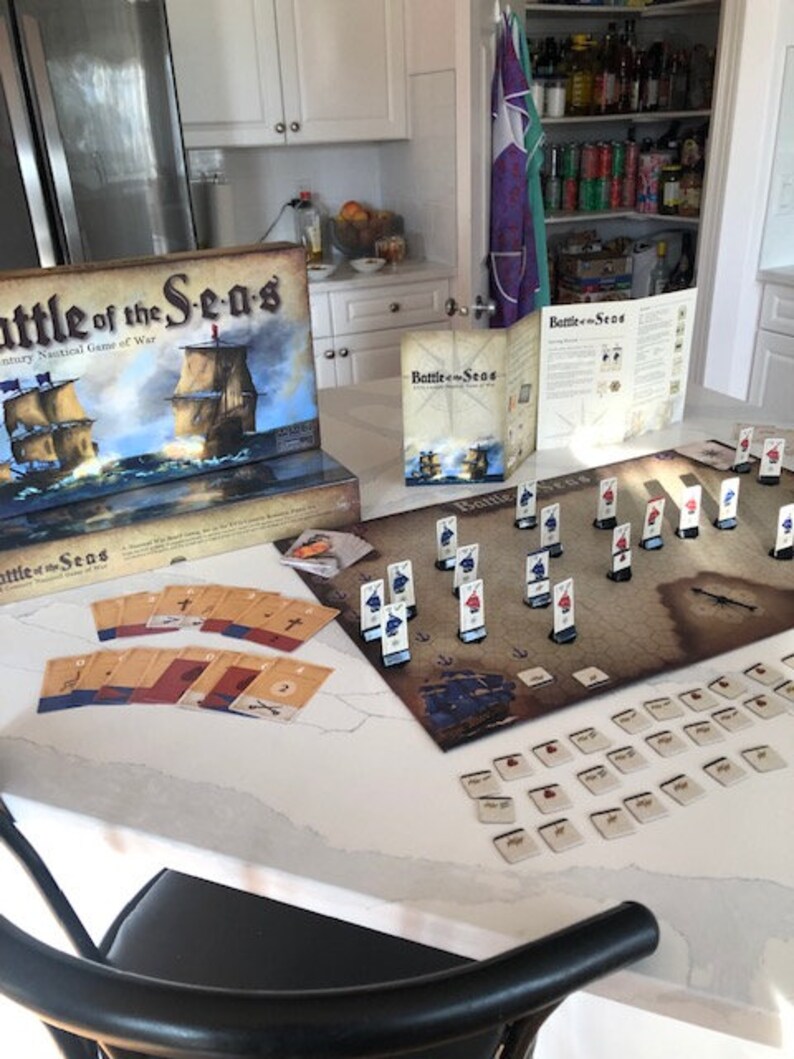 Board Game Battle of the Seas - Etsy