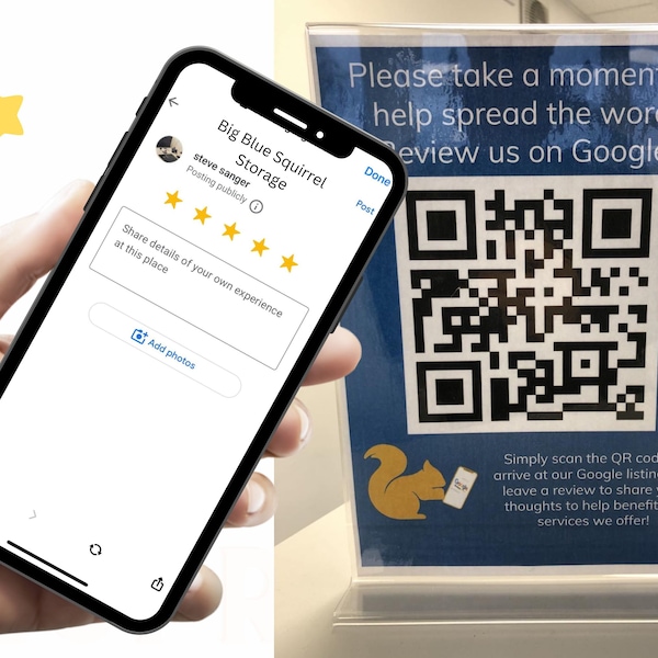 Google Review Flyer - Etsy