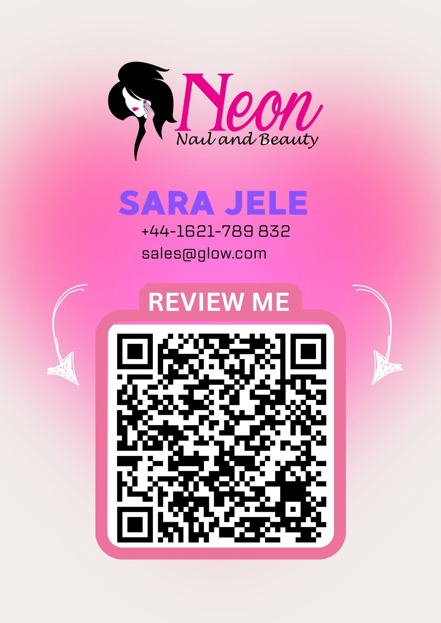 QR Code Custom Review Flyer Templates Digital Download. Boost Your ...