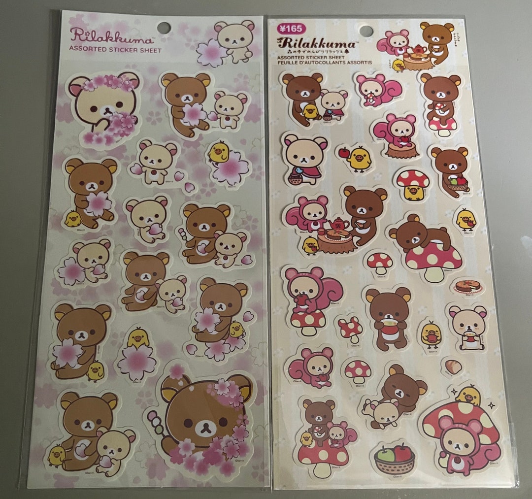 Rilakkuma Stickers 5 - Etsy
