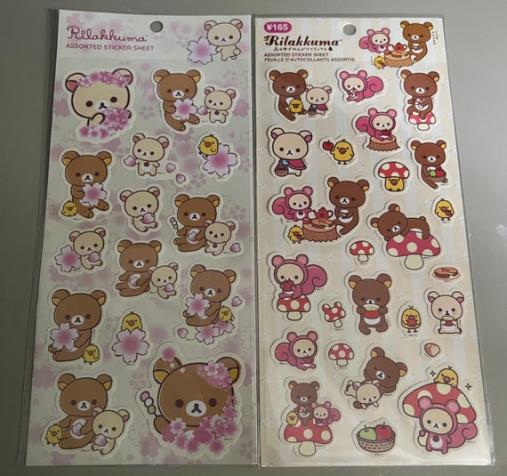 Rilakkuma Stickers 5 - Etsy