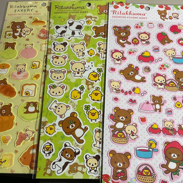 Rilakkuma Stickers - Etsy