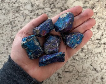 Peacock Ore / Peacock Copper Raw Specimens Crystal Healing Rock ...