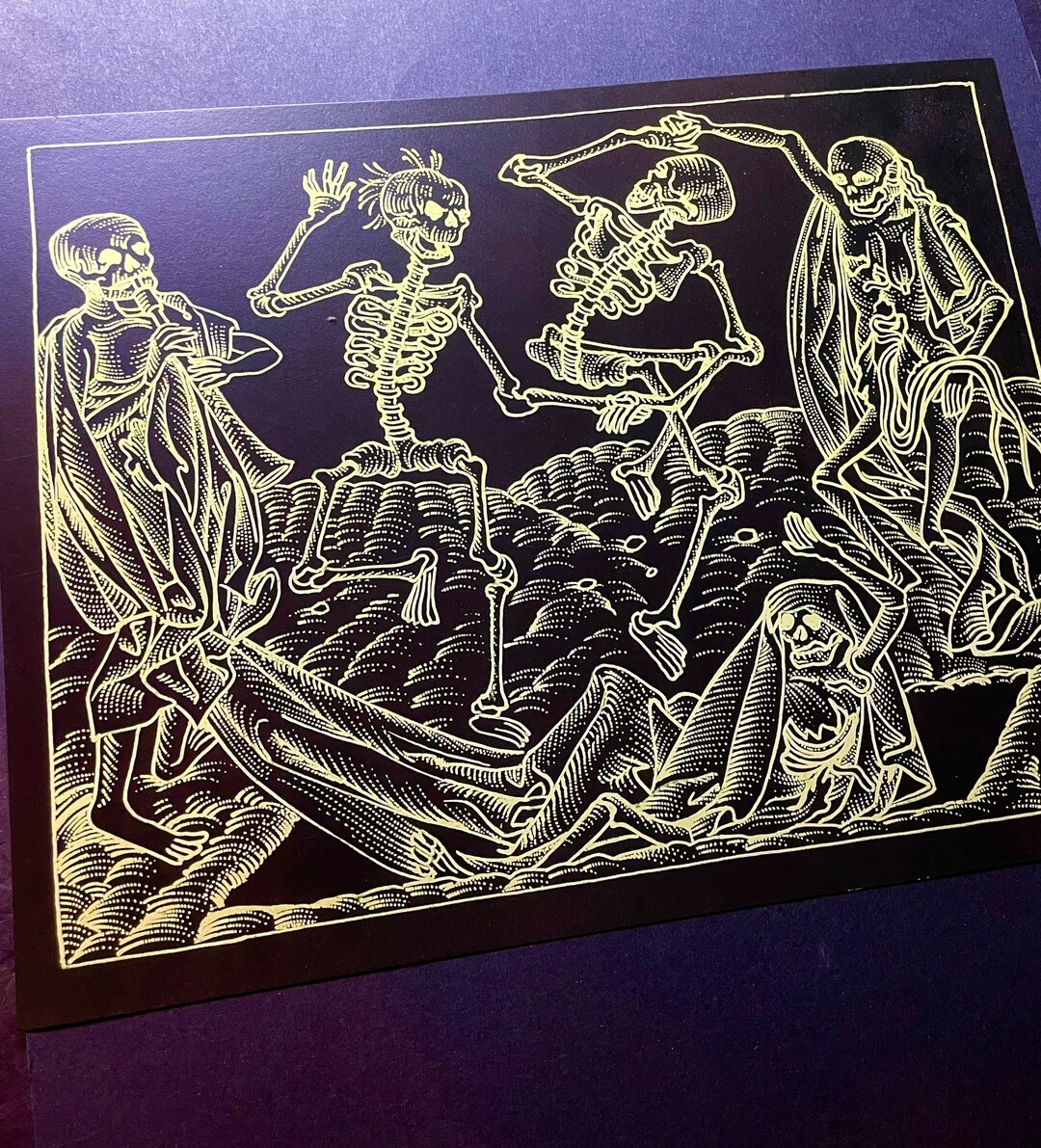 Dance Macabre Print - Etsy
