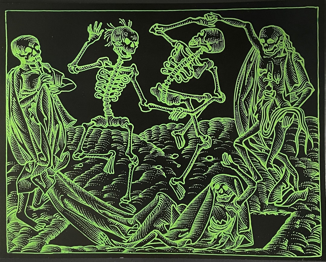 Dance Macabre Print - Etsy