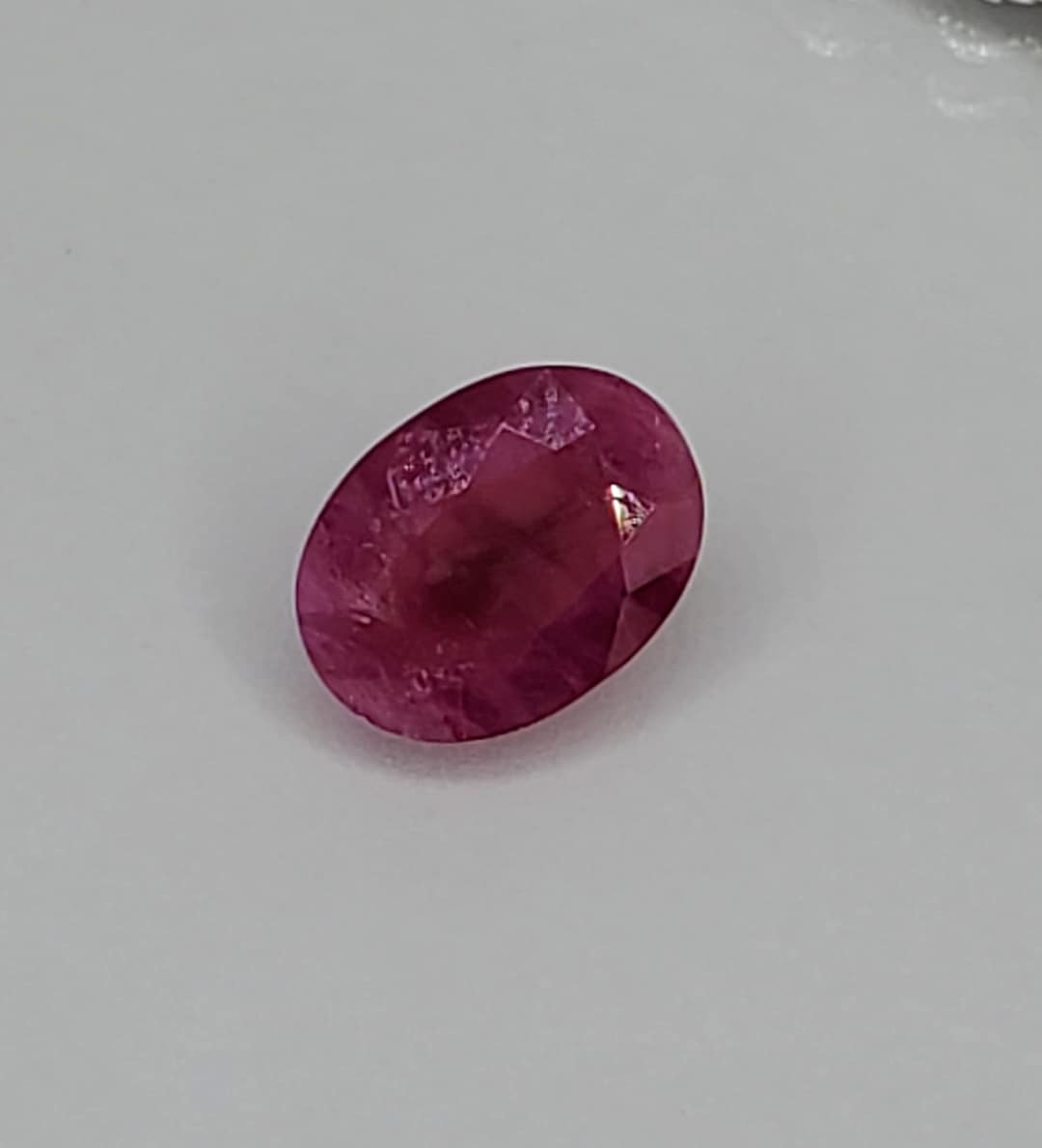 Oval Ruby for Jewelry Designing. Real Ruby for Birthstone Jewelry ...