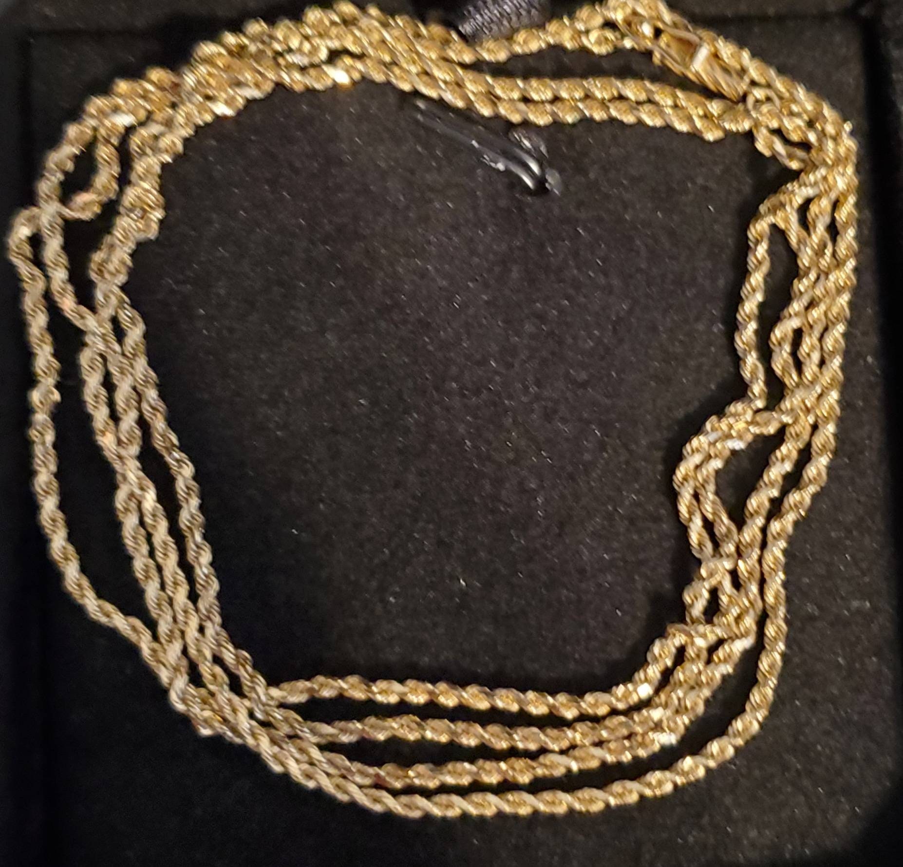 Michael Anthony 14k Gold Rope Chain. Fine Gold Chain. 30 Inch Gold ...
