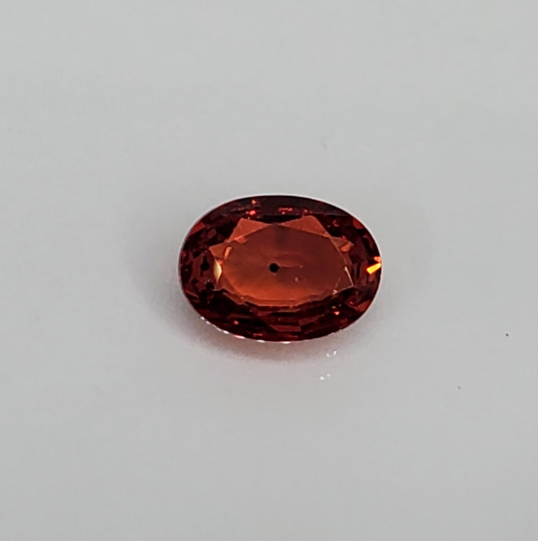 Orange Sapphire for Jewelry Designing. Loose Orange Sapphire! 1 Caret ...