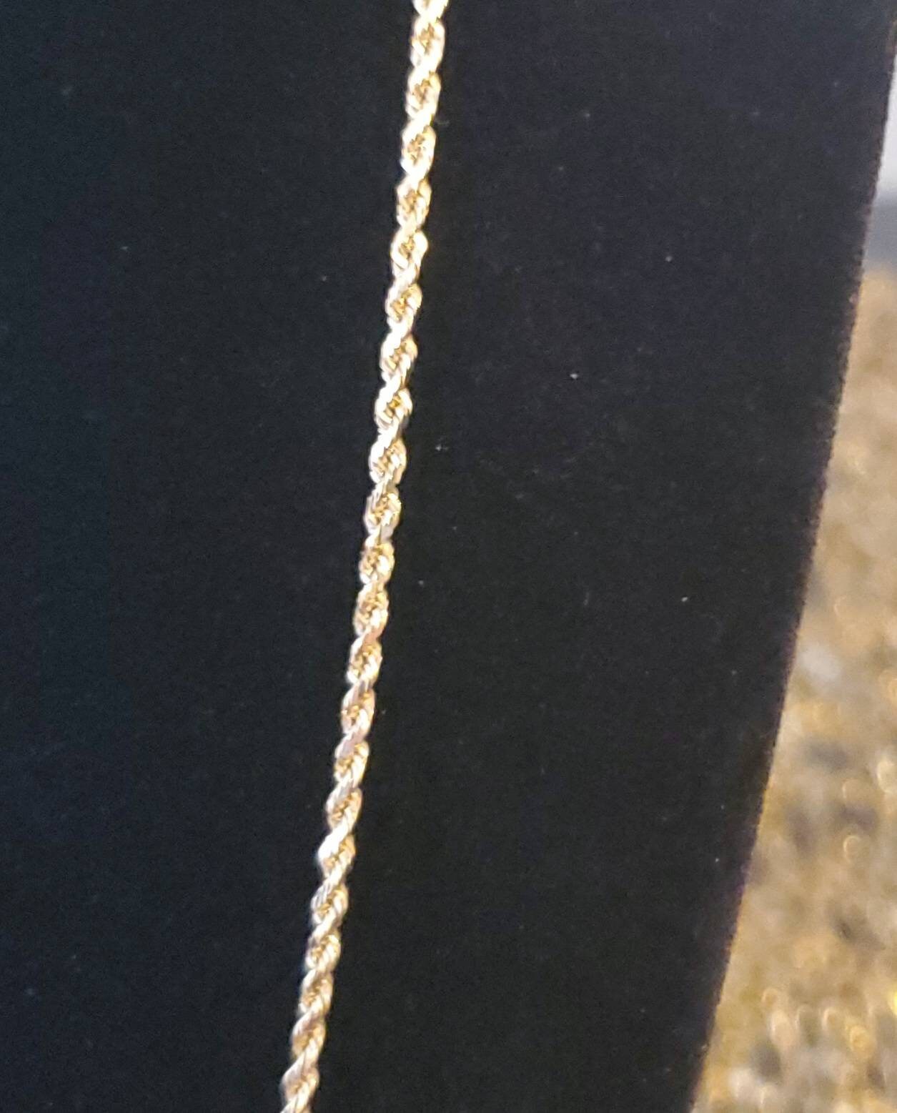 Michael Anthony 14k Gold Rope Chain. Fine Gold Chain. 30 Inch Gold ...