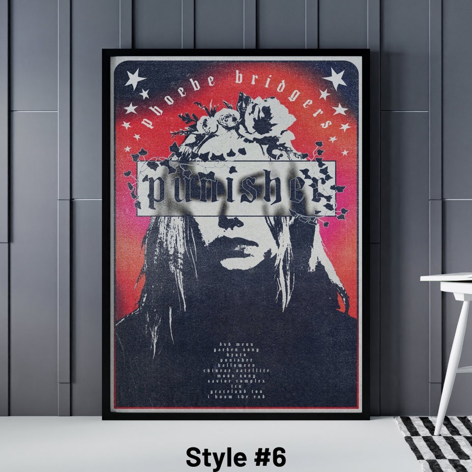 Phoebe Bridgers 9 Different Premium Matte Vertical Posters sold by KenZ ...