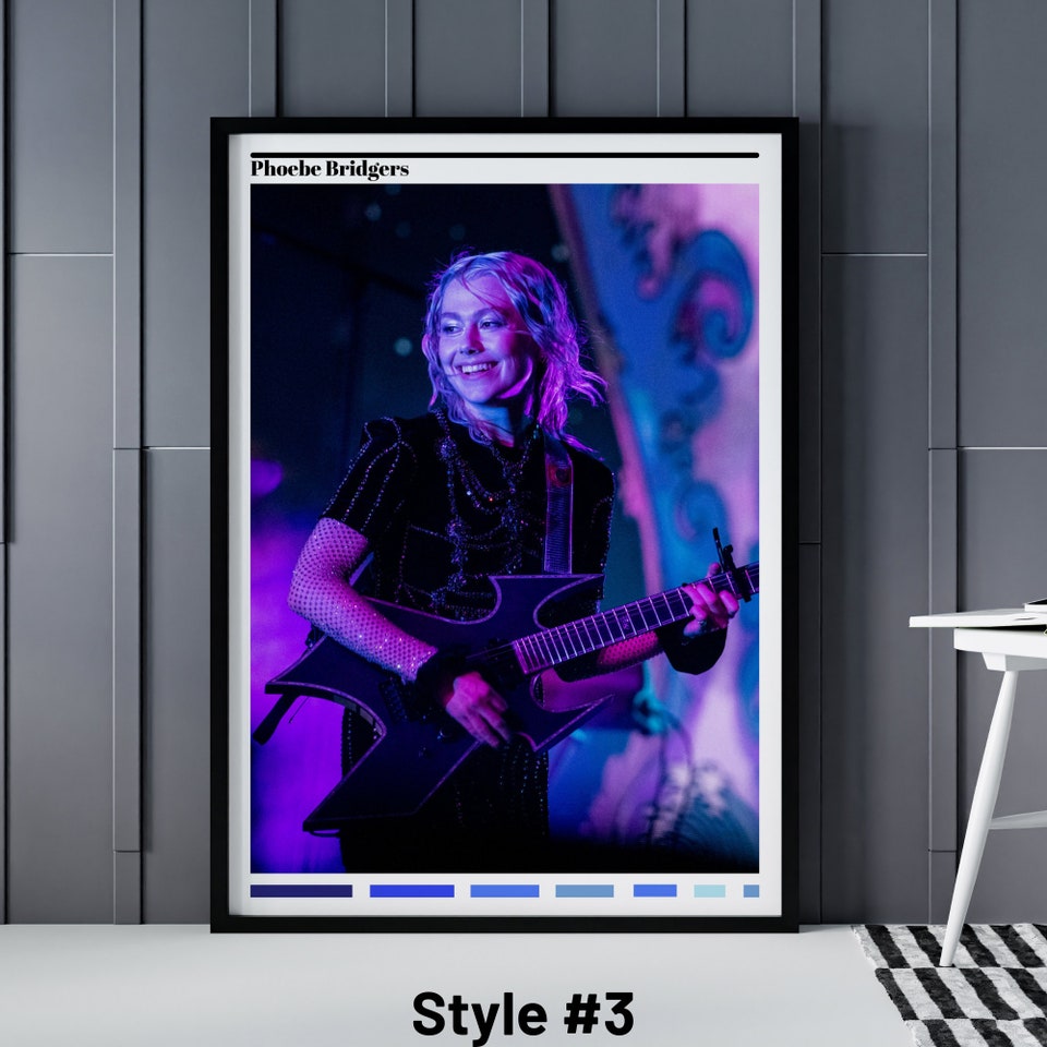 Phoebe Bridgers 9 Different Premium Matte Vertical Posters sold by KenZ ...