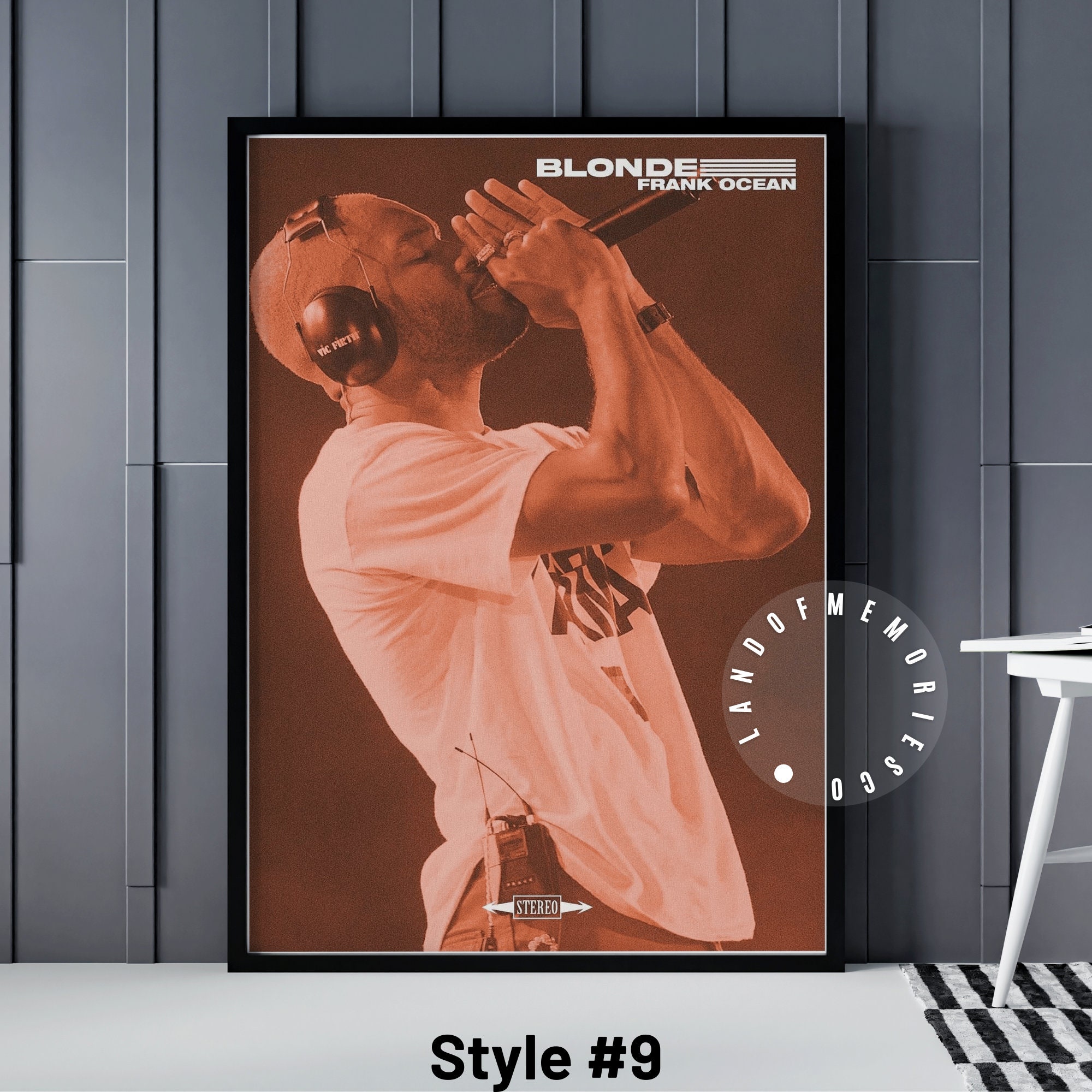 Frank Ocean Poster, Frank Ocean Music Album, Frank Ocean Blond Album ...