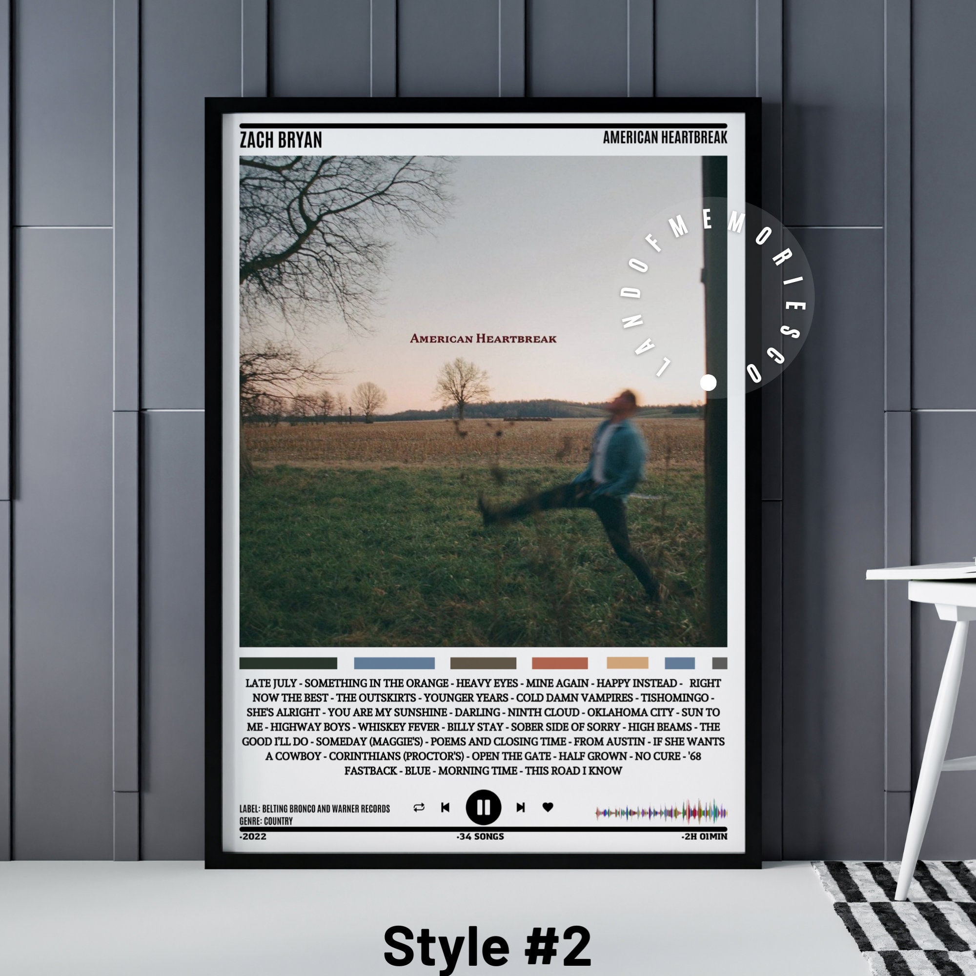 Zach Bryan American Flag - Etsy