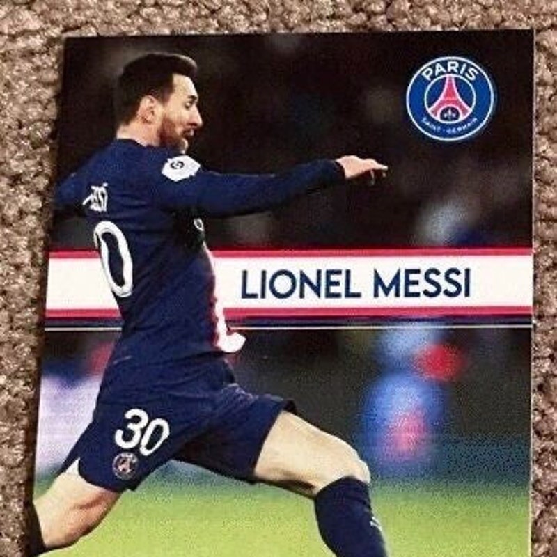 Messi Auto Card - Etsy