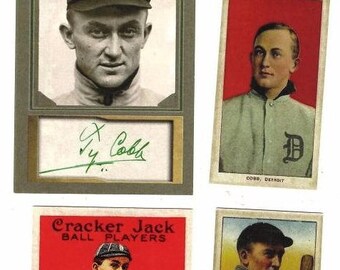 Ty Cobb Rookie Card - Etsy