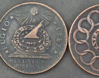 1787 Fugio Colonial Cent We Are One United States Copper Coin - Etsy