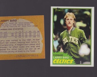 Larry Bird Trading Card - Etsy