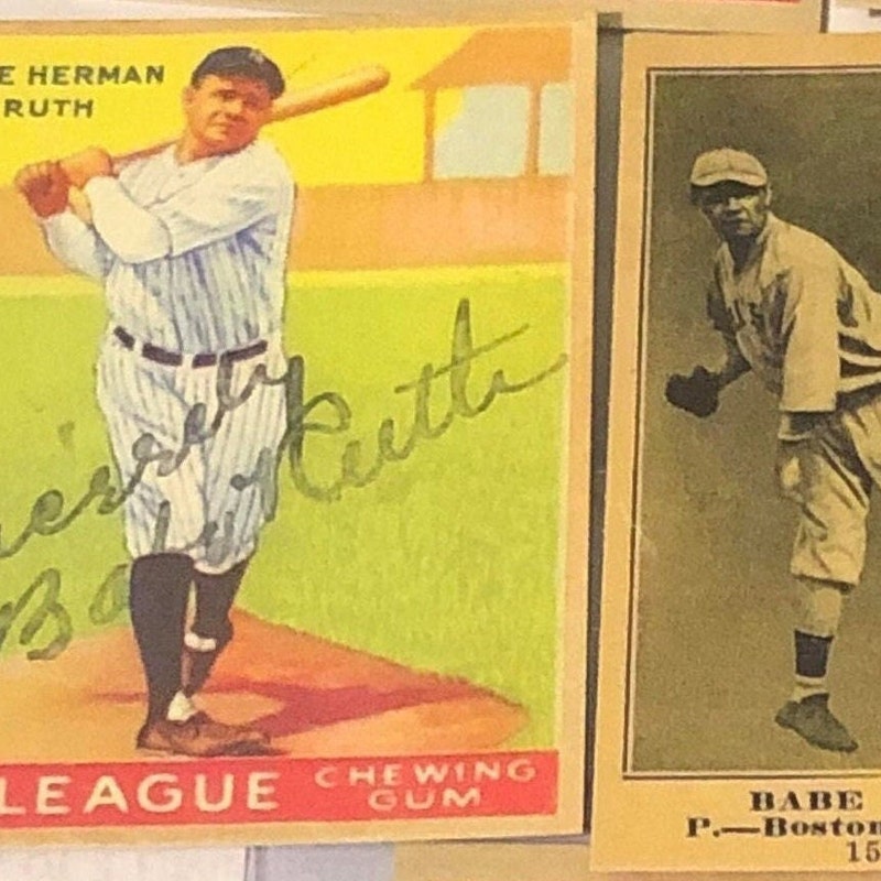 Babe Ruth - Etsy