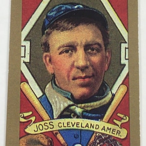 Lot of 2 Addie Joss (1880 - 1911), Pitcher for the Cleveland Naps, New ...