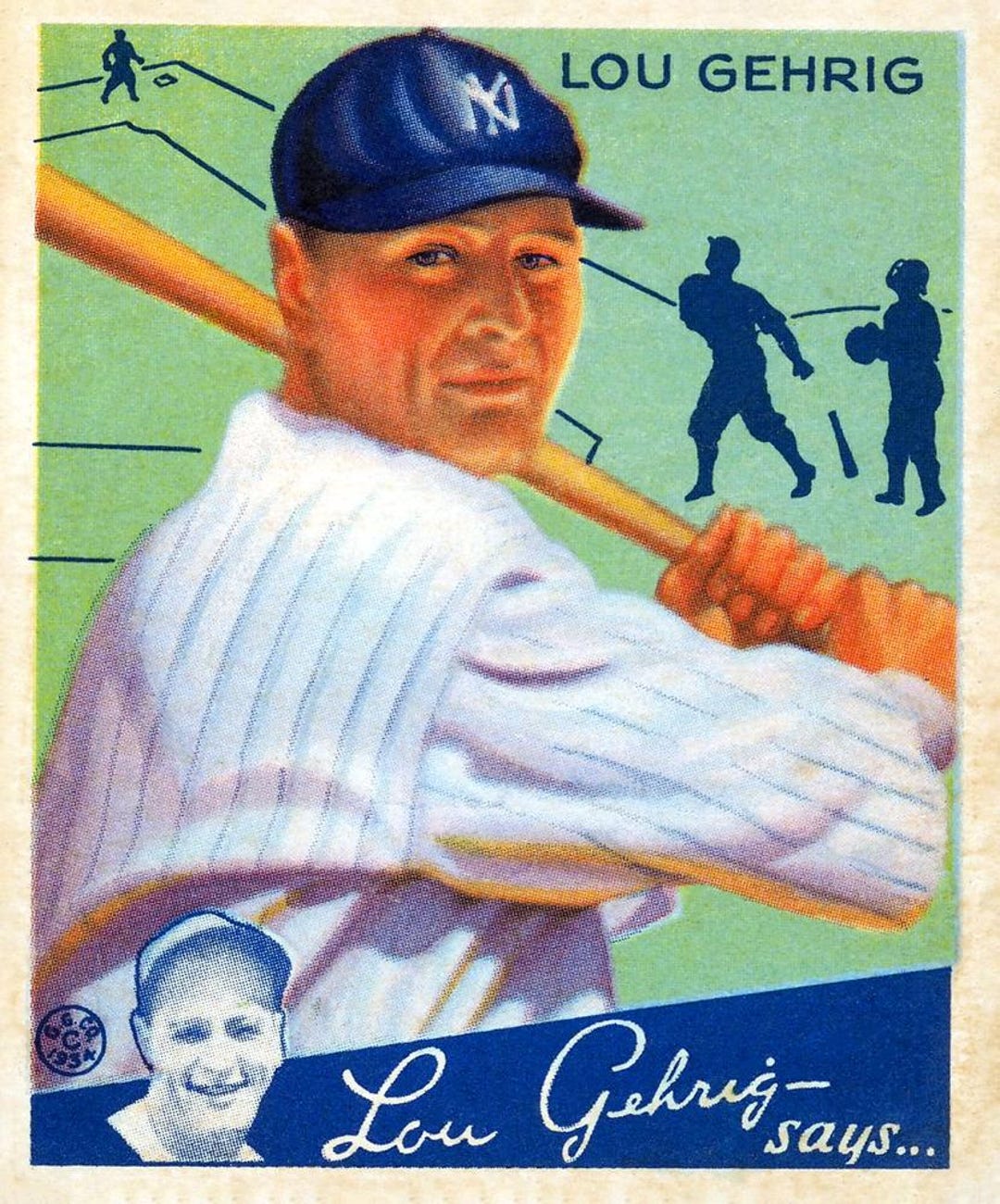 Super Rare Complete Set 1934 Goudy Reprint Mint 96 Cards - Etsy
