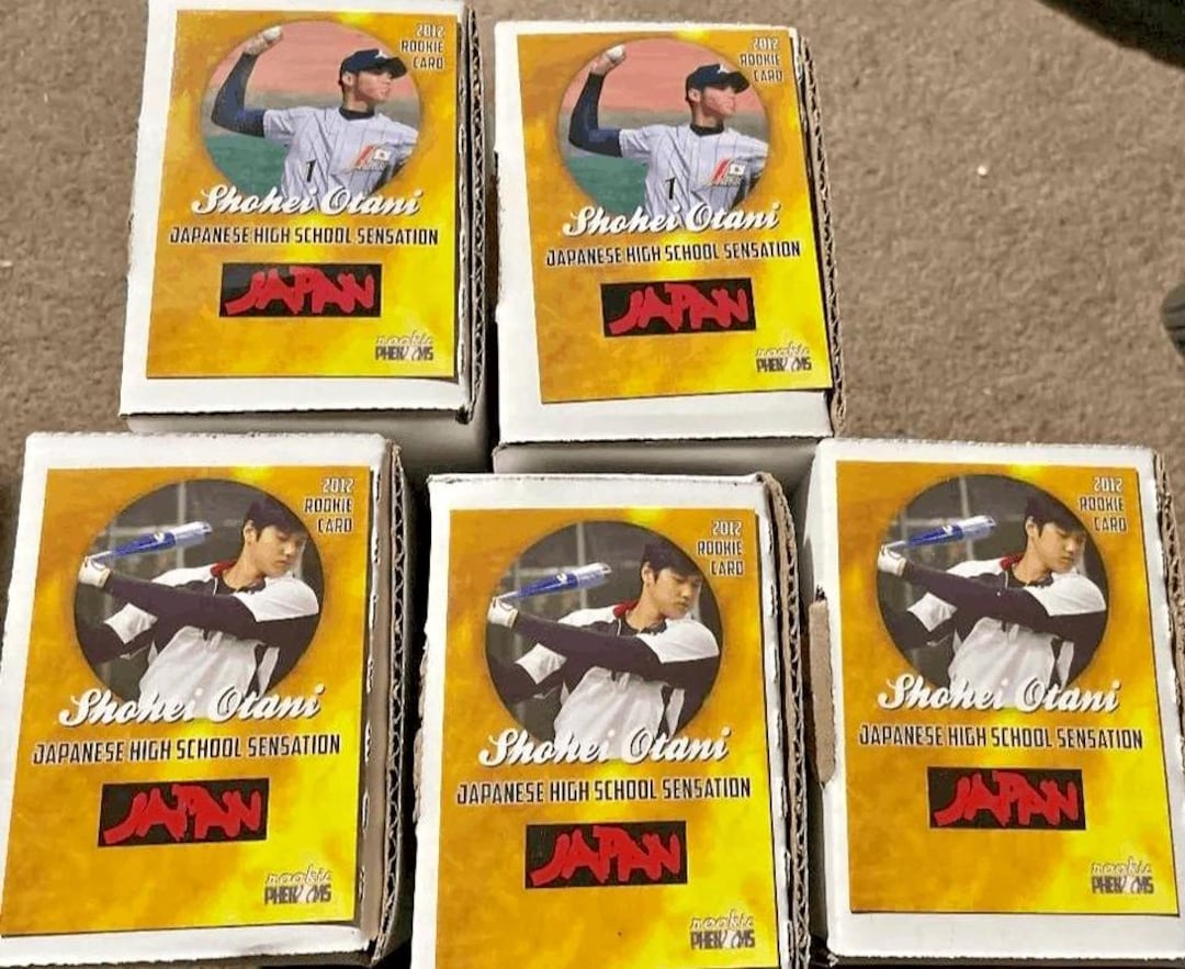 2000 Card Lot Shohei Ohtani Rare Rookie 2012 Aceo Rookie Phenoms Front ...