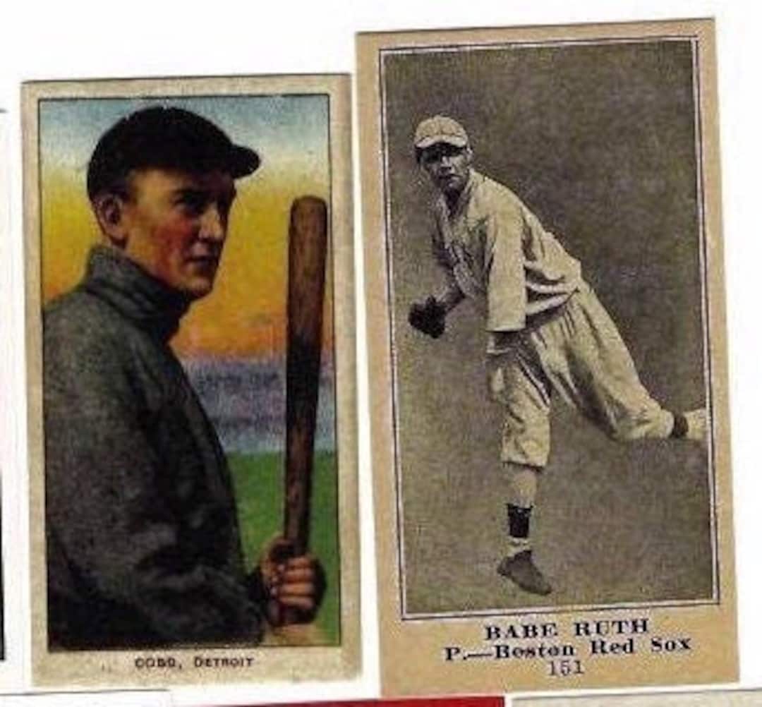 2 Card Lot Babe Ruth Rare Rookie Reprint Mint 2 Card Lot - Etsy
