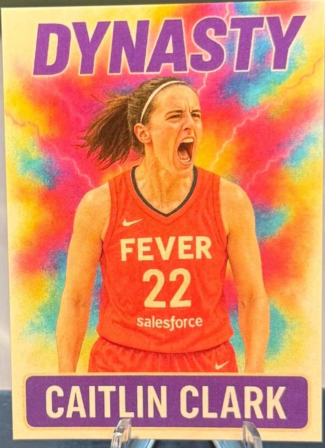 Rare 2 Card Lot Custom Caitlin Clark Dynasty Rookie 2 Card Lot Scarce ...
