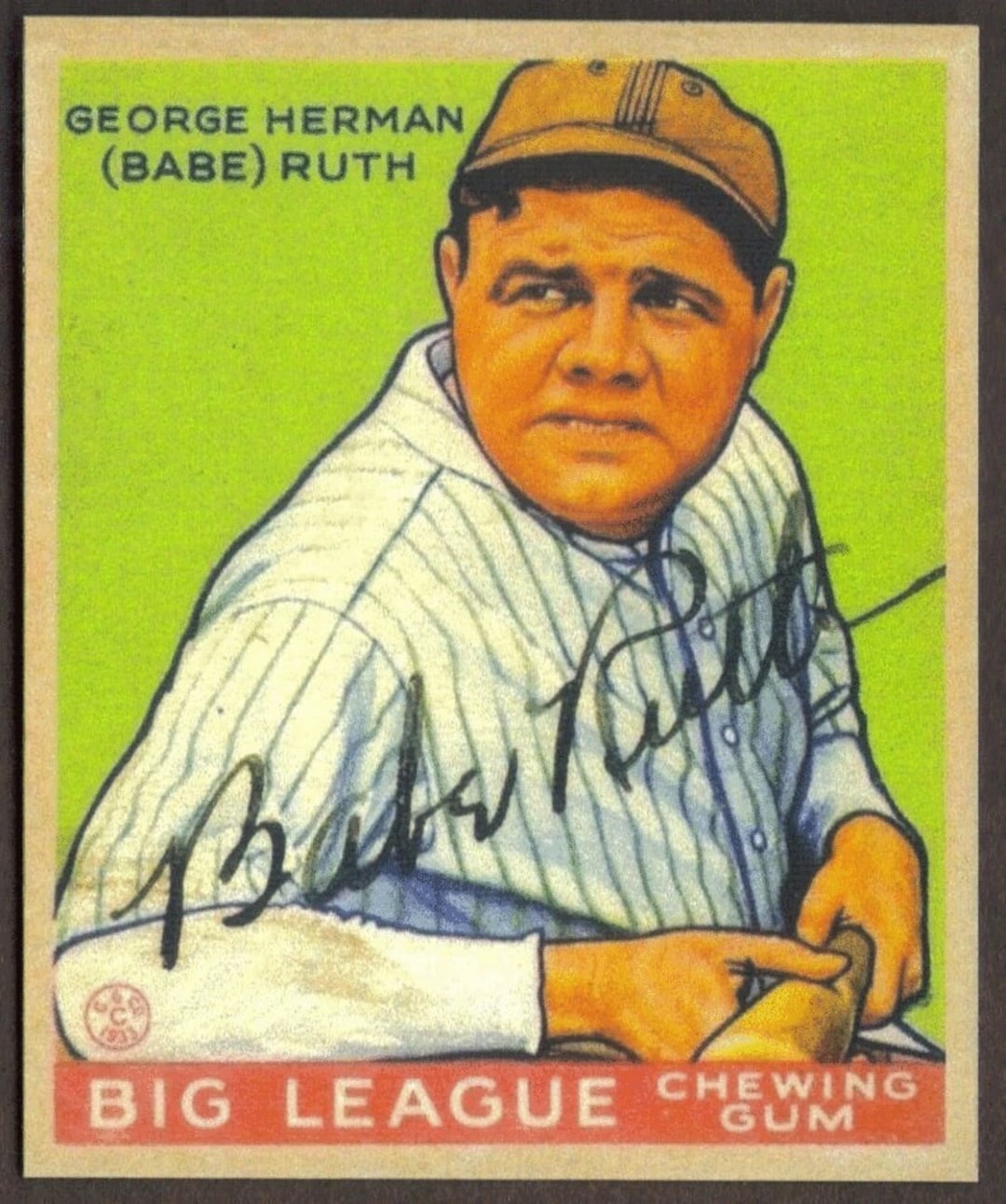 5 Card Lot BABE RUTH Card #181 Auto Yankees 1933 Reprint Mint - Etsy