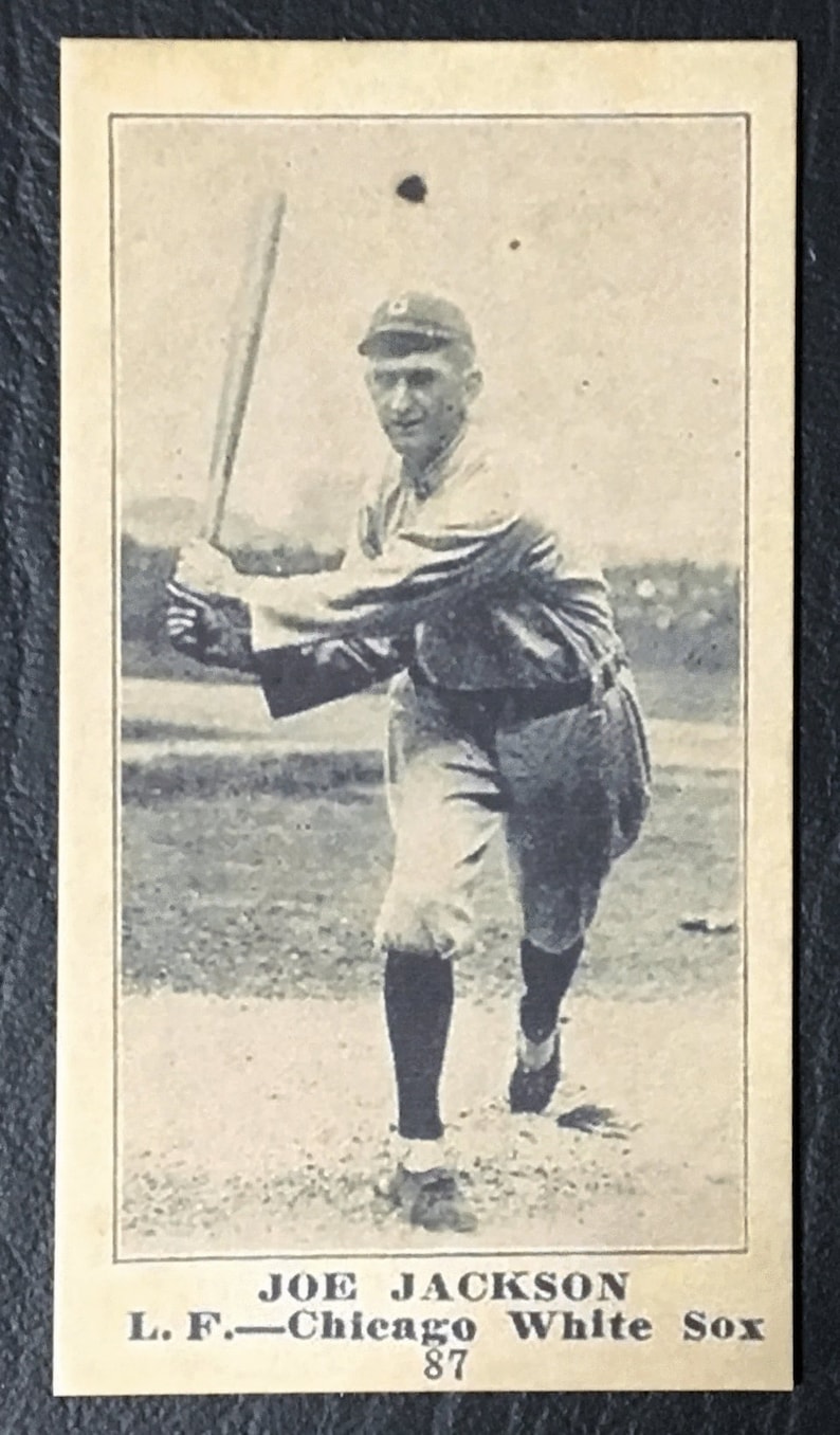 Lot of 5 Cards 1916 M101-5 #87 Shoeless Joe Jackson Reprint Mint ...