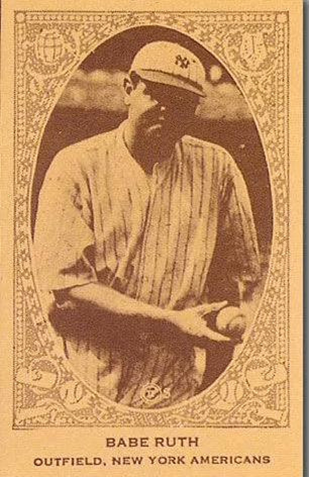 10 Card Lot BABE RUTH 1922 American Caramel Card E-120 Reprint Mint ...