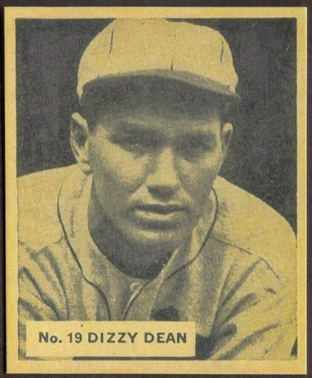 2 Card Rare 1938 World Wide Gum Dizzy Dean Reprint Mint #19 - Etsy