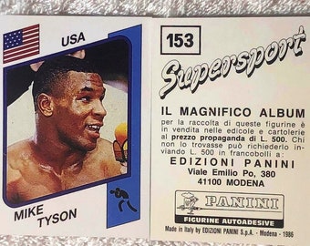 Mike Tyson Rookie Card - Etsy