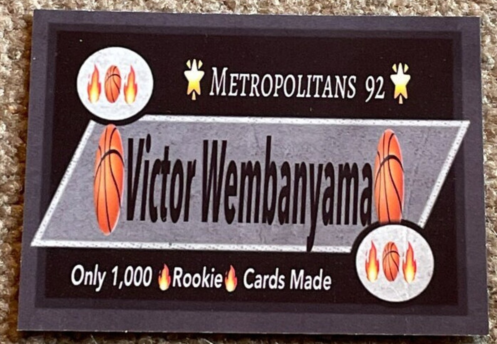 Very Rare 90 Cards Rare Victor Wembanyama Custom 2018 Rookie Rare 90 ...