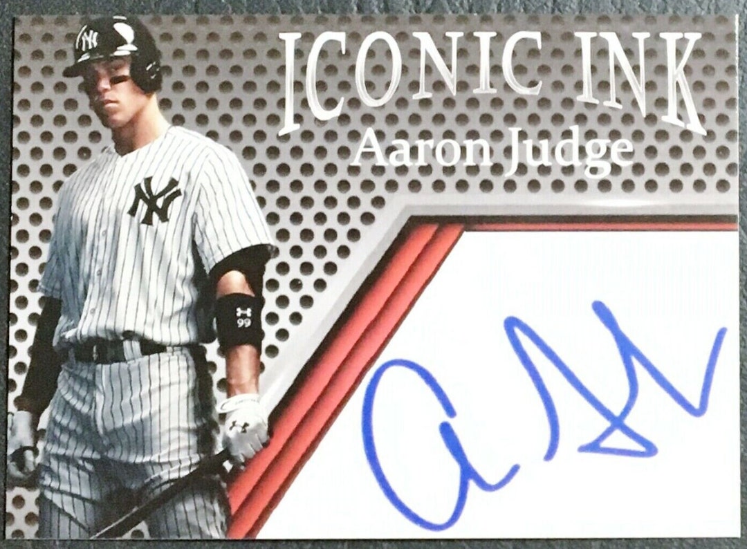 20 Cards 2019 Aaron Judge Iconic Ink Autographed Facsimile Reprint Mint ...