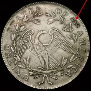 Super Rare 1795 Vintage Draped Bust Dollar Commemorative Coin Coin .900 ...