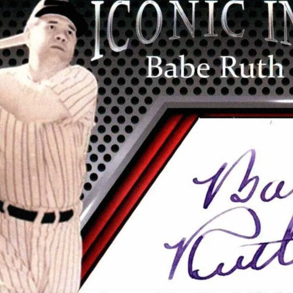 Babe Ruth - Etsy