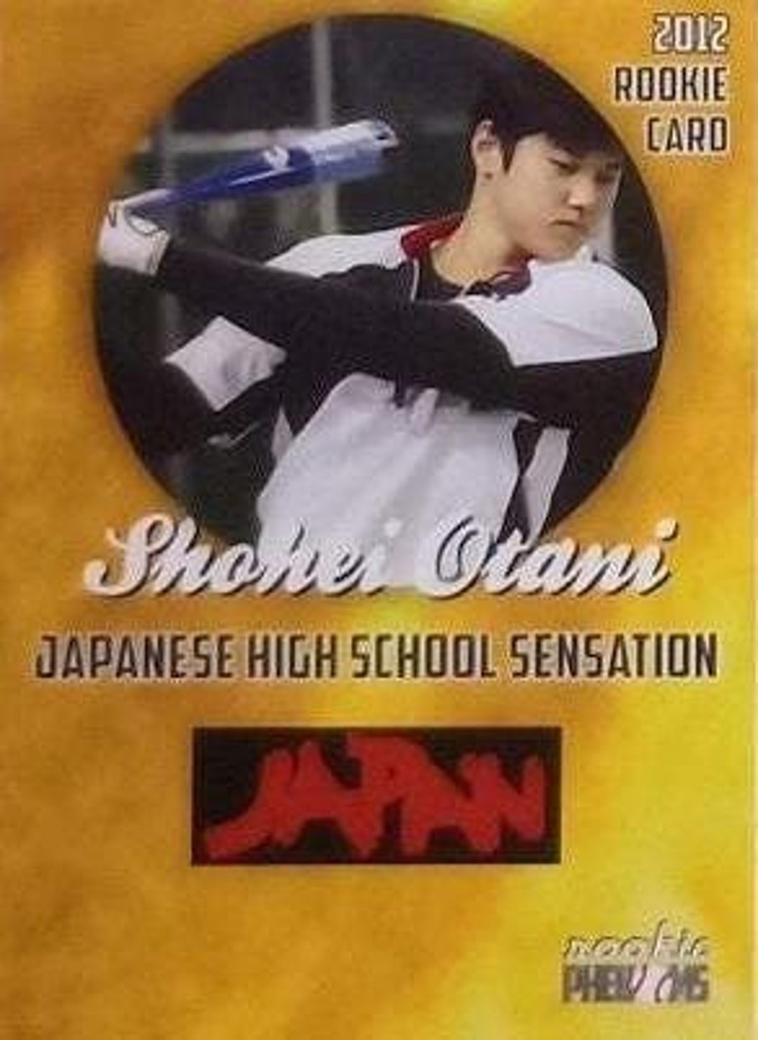 1200 Card Lot Shohei Ohtani Rare Rookie 2012 Aceo Rookie Phenoms Front ...