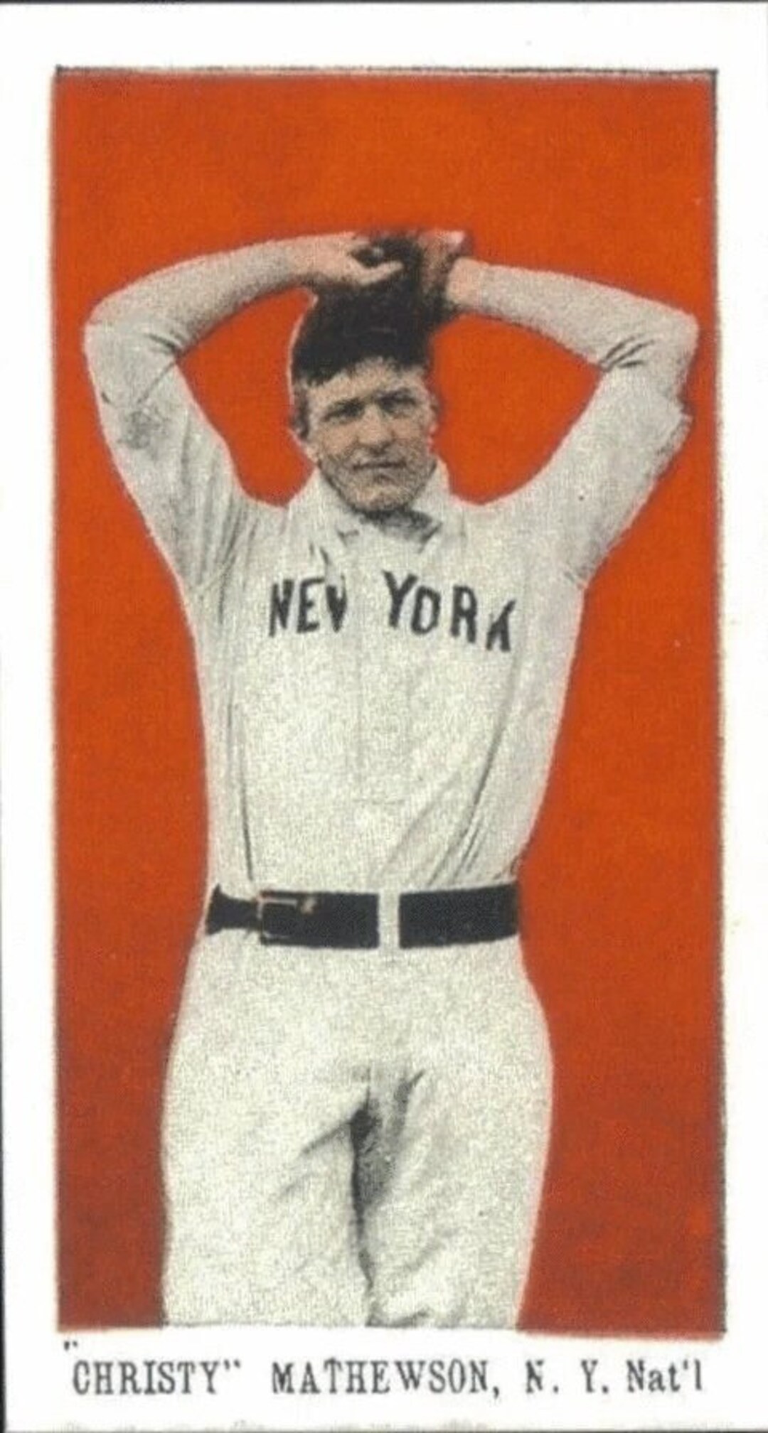 2 Cards 1910 E98 Christy Mathewson Black Swamp Find Reprint Mint 2 ...