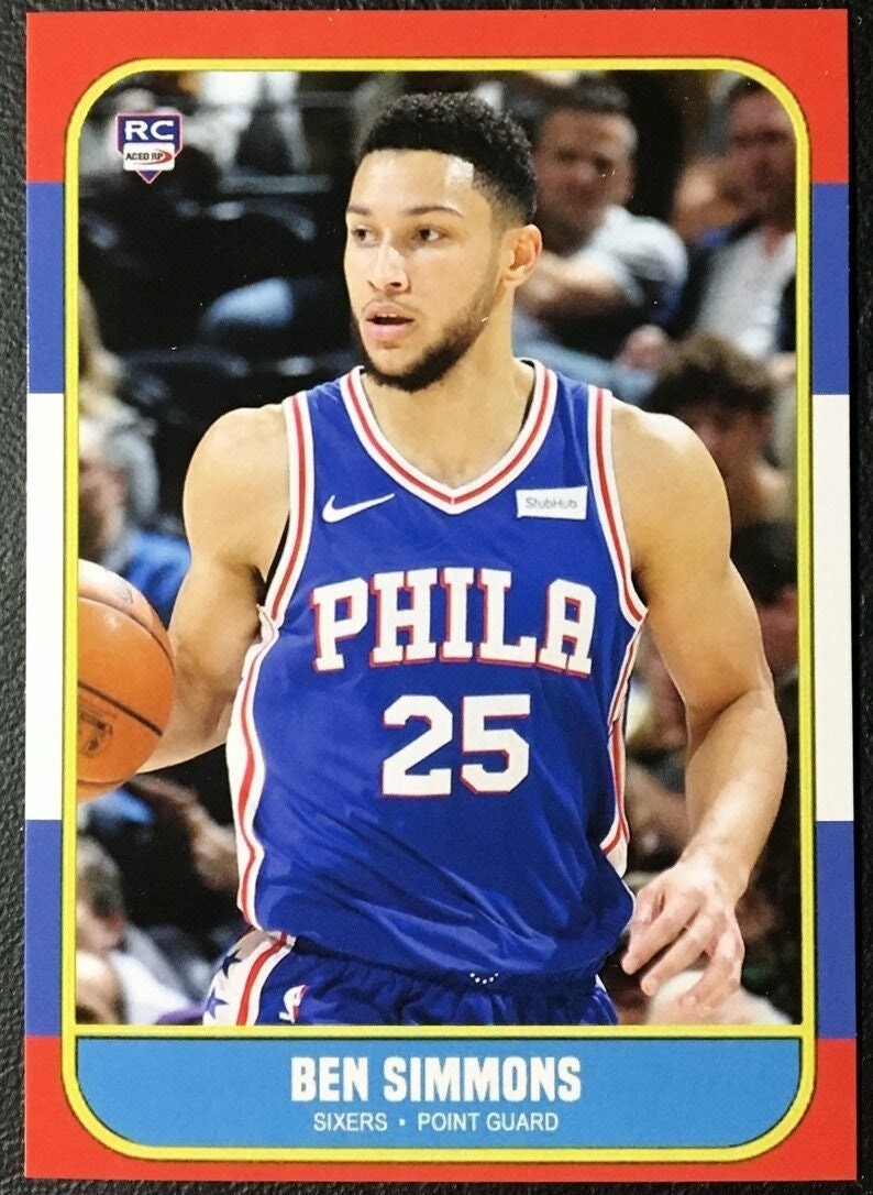 2 Card Lot 1986-87 Style Ben Simmons Rookie Custom Mint Philadelphia ...