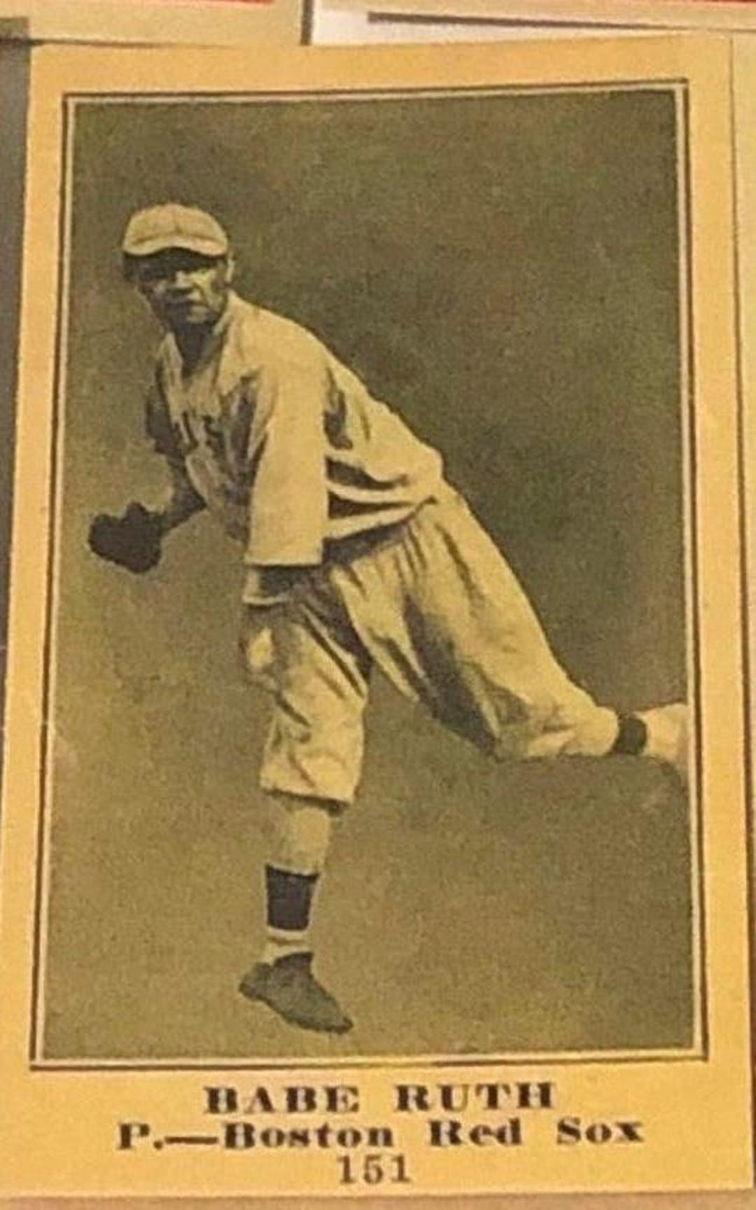 2 Card Lot Babe Ruth Rookie Reprint Mint 2 Cards - Etsy