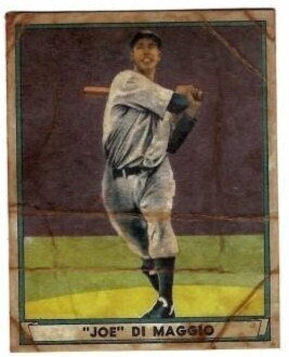 Joe Dimaggio Card