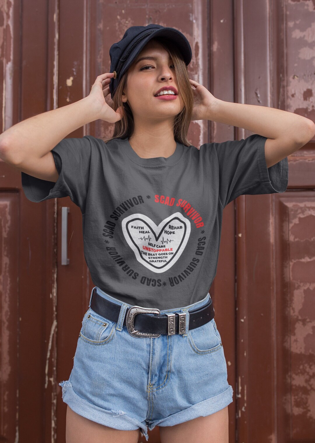 SCAD Survivor Tshirt/heart Attack Survivor/coronary Artery Dissection ...