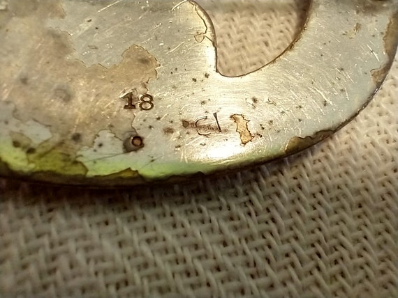 vintage denmark silver pin - Gem